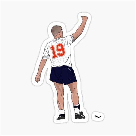 Thumbs Up From Gazza Sticker For Sale By Thebootroom Redbubble