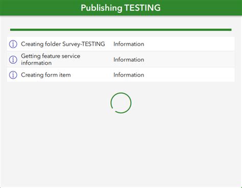 Solved Cannot Publish Survey With Pre Published Feature S Esri