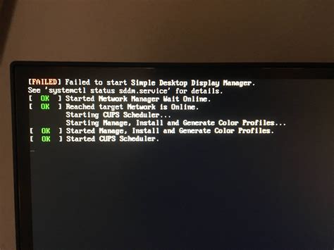 Manjaro Kde Plasma Version Wont Boot Only Message Im Getting Is This What Does It Mean And