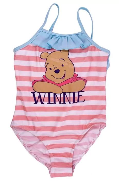 Бански за момиче Disney Мечо Пух 26021 Ph Цял БялРозовСин За 7 8