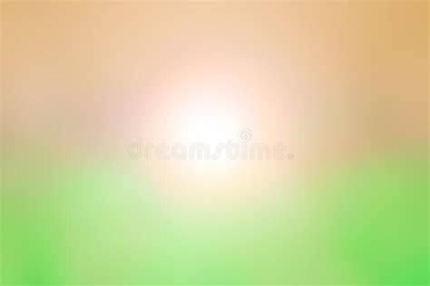 Abstract Spring Background Of The Setting Sun Green And Red Yellow