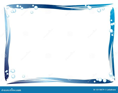 Blue Border Royalty Free Illustration 1053357
