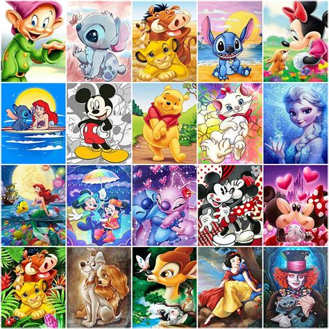 Disney Peinture L Huile Avec Les Chiffres Mickey Mouse Dessin De