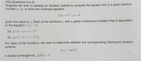 Solved For Questions 3 To 5 Suppose We Wish To Develop An Chegg