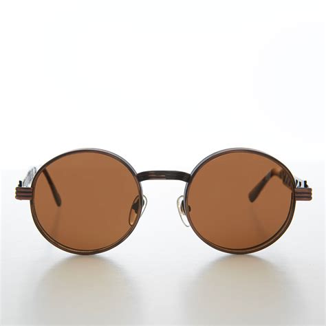 Geometric Round Punk Metal Vintage Sunglass Lex Sunglass Museum