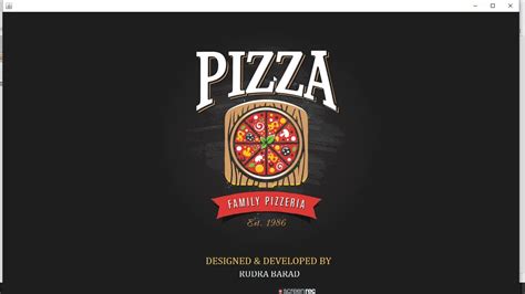 Pizza Order Project In Java Mysql Java Project Netbeans And Mysqljavabasicsforbeginners