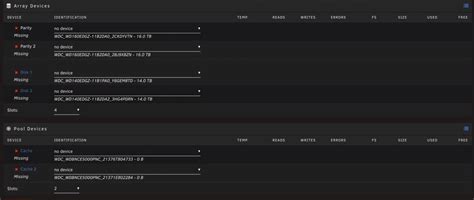Unraid Latest Version Array Stopped Working No Disks Present General Support Unraid