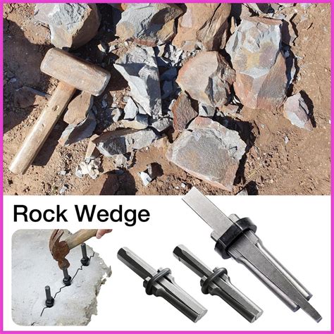 Rock Splitting Wedges Heavy Duty Rock Splitter Shim And Wedge Concrete Splitter Iron Chisel And