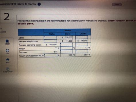 Solved Assignment Week Practice G Provide The Chegg