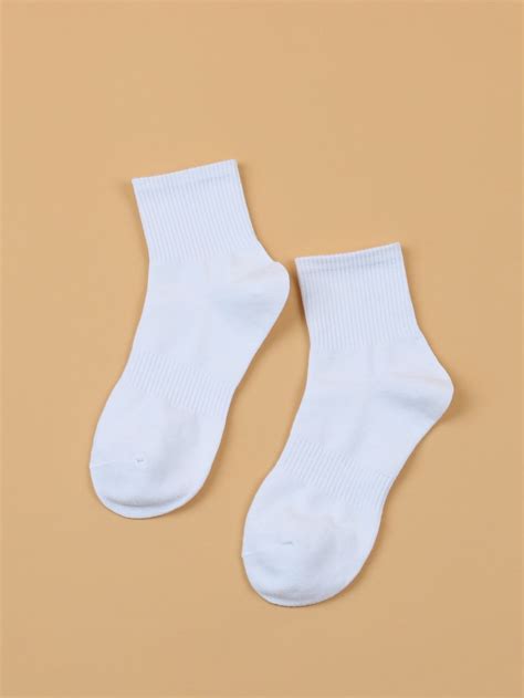 Solid Crew Socks