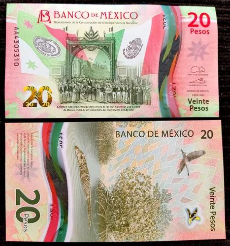 1 Billete De 20 Pesos Nuevo Sin Circular Familia G Serie A A MercadoLibre