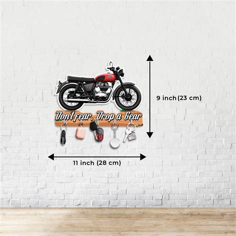 Royal Enfield Interceptor Bike Key Holder No Doubt Collective
