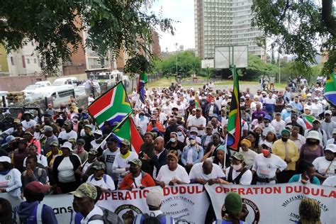 Operation Dudula Putsouthaficansfirst Protests Continue In Hillbrow