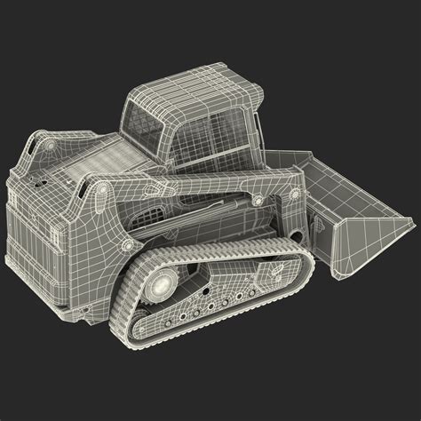 Compact Tracked Front Loader 3d Model 3d Model 79 Max C4d Ma Obj 3ds Free3d