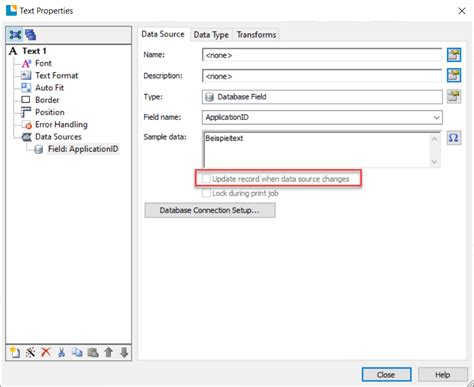 Delete Database Record VBA BarTender Support Portal