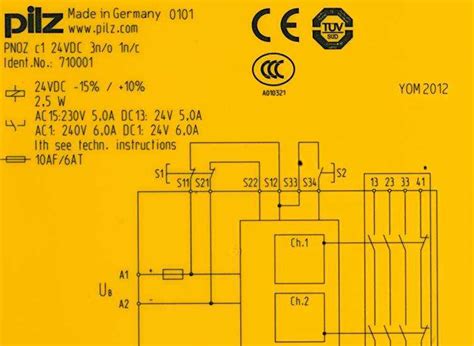 Wiring Diagram For Pilz Pnoz X3 Safety Relay Wiremystique