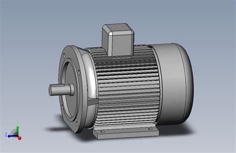 电机qa112m4a B35 4kwsolidworks 2001plus模型图纸下载 懒石网
