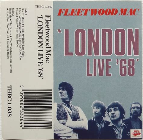 Fleetwood Mac London Live 68 1986 Cassette Discogs