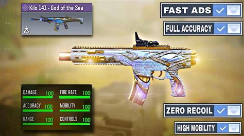 New 2 Shot Kilo 141 Gunsmith Its Taking Over Cod Mobile In Season 1