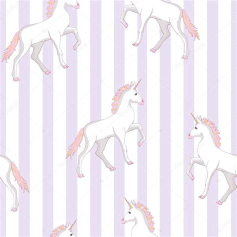 Unicorns Io Unicorn Seamless Pattern Unicorns With Rainbow Mane And