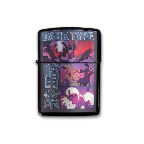 Dark Type Pokemon Lighter Case Animebape