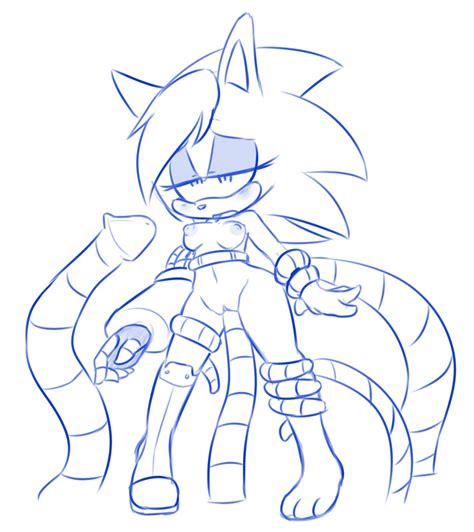 Rule 34 Anthro Archie Comics Bernadette Hedgehog Blush Breasts