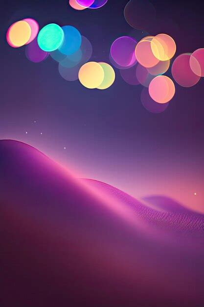 Premium Ai Image Bokeh Background