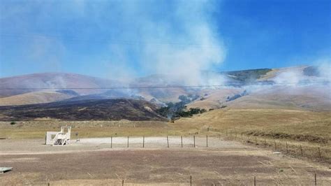 Brush Fire Burns 225 Acres Near Camp San Luis Obispo San Luis Obispo