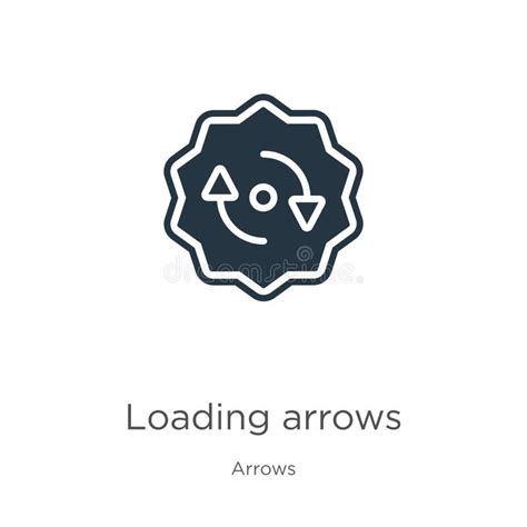 Loading Arrows On White Background Stock Vector Illustration Of