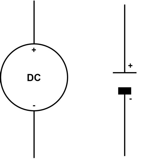 Dc Voltage What Is It Circuit Symbol And Wire Color Codes