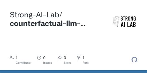 GitHub Strong AI Lab Counterfactual Llm Inference