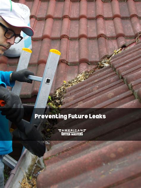 How To Fix A Leaking Gutter Joint Americanguttermasters Com