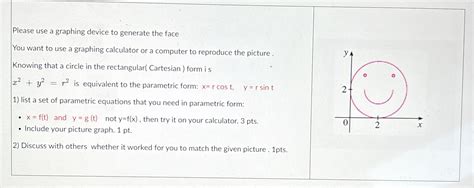 solved please use a graphing device to generate the faceyou