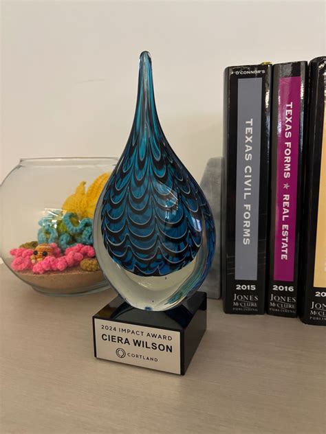 Thank You To Cortland For Awarding Me The 2024 Impact Award Last Night At Our Annual Holiday