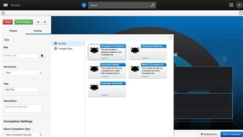 Module Widgets Froglms