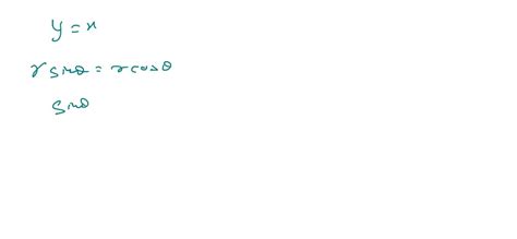 Solved Convert The Rectangular Equation To Polar Form Assume A