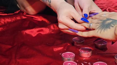 Hand Fetish And Long Nail Fetish 4 Hands With Stunning Manicure And