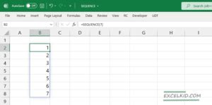 How To Use The SEQUENCE Function In Excel Excel Bootcamp