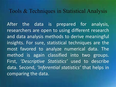 Methods Of Statistical Analysis And Interpretation Of Datapptx