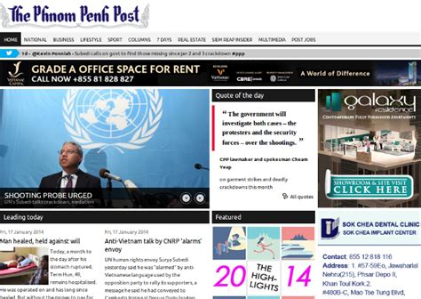 Newspaper The Phnom Penh Post