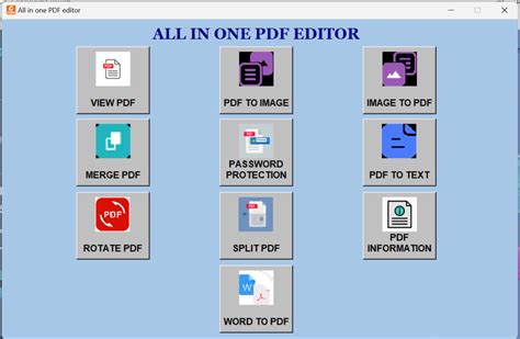 GitHub AniketDhatrak All In One Pdf Editor I Created An GUI Based