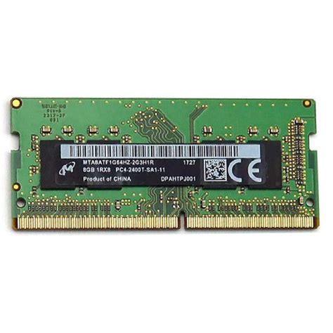 رم لپ تاپ Ddr5 کروشیال با ظرفیت 32 گیگابایت و فرکانس 4800 مگ