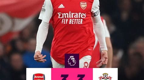 Arsenal Shares The Spoils In Six Goal Thriller Against Relegation