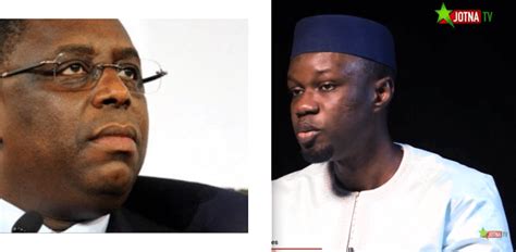 Présidentielle Ousmane Sonko minimise le Président Macky Sall Il est trop petit pour m