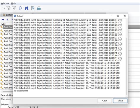 Files In Event Log Explorer Forensic Edition Searching For Removed Events Event Log Explorer Blog