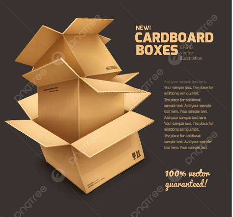 Cardboard Boxes Bundle Package Packing Vector Bundle Package Packing