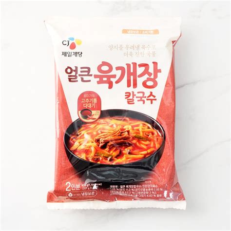 Cj 얼큰 육개장 칼국수 메가마트몰