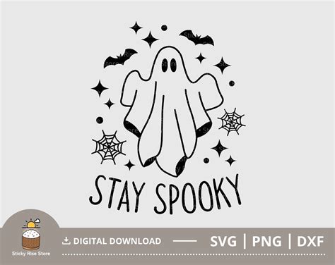 Stay Spooky Svg Ghost Svg Bat Svg Halloween Shirt Svg Etsy