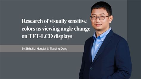 Tft Lcd Viewing Angle Color Sensitivity Accurate Human Perception Test