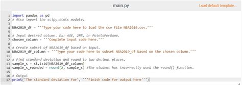 Solved 312 Lab Standard Deviation Descriptive Statistics Are Important 1 Answer